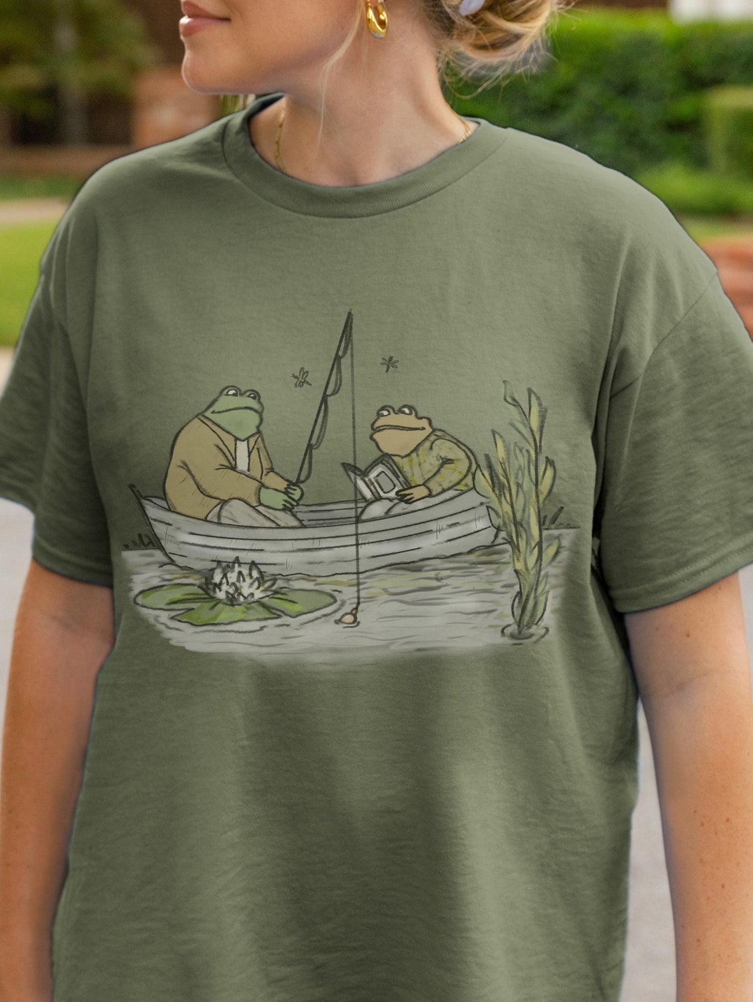 90s Frog Shirt, Retro Vintage Graphic Tees, Cute Toad Shirt, Nature ...