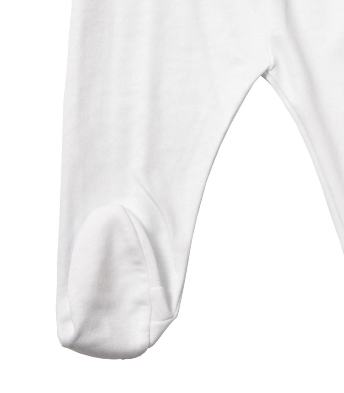 Unisex Baby White Footed Pants | Pima Baby Footed Pant | 100% Pima ...
