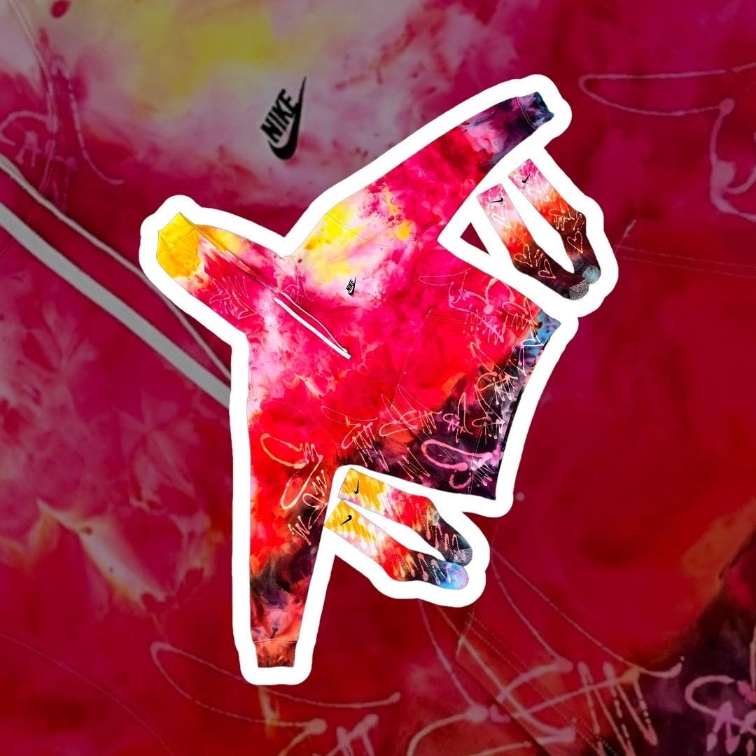 Plush Starburst Slushie Graffiti - 1of 1 - Custom - Hand Ice Dyed - Men ...