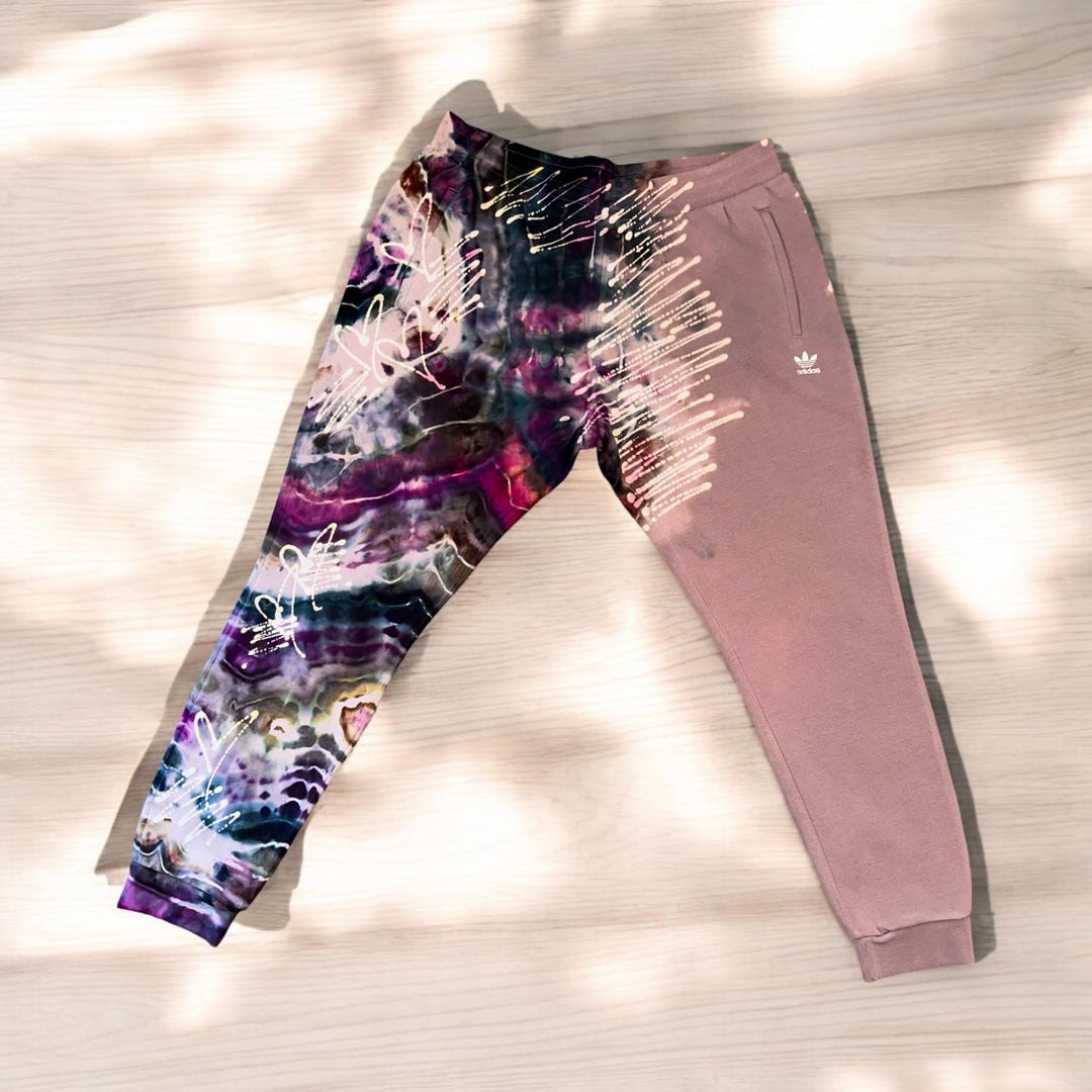 Grape Storm Graffiti - Plush- Mens XXL - Custom - Hand Tie Dyed - Geode ...