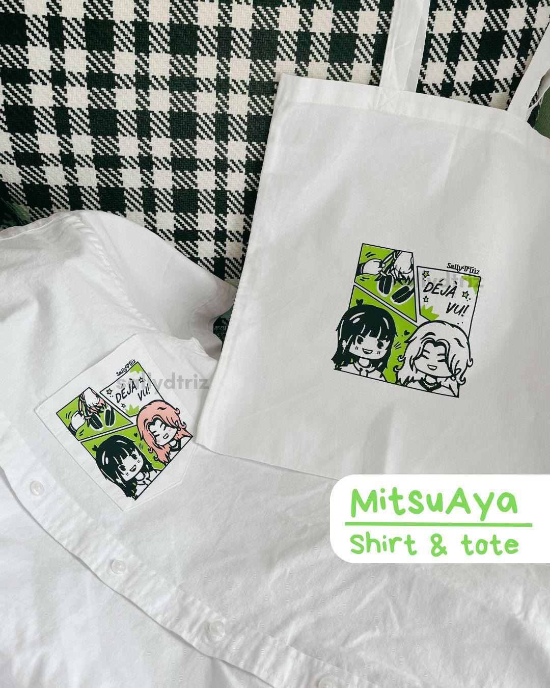 Mitsuaya Shirt and Tote Bag- Tote and Shirt Tgswiiwagaa - Etsy