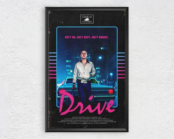 Drive VHS Inspired Movie Poster | Etsy Australia