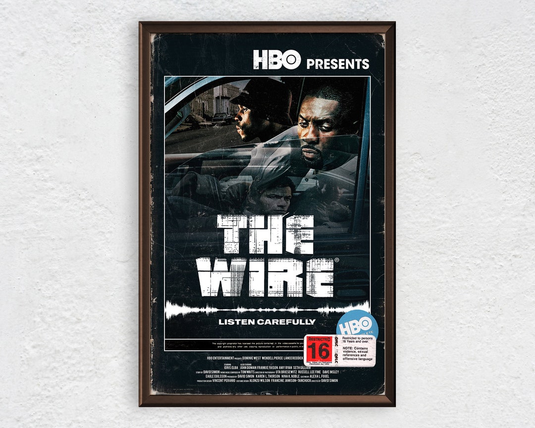 The Wire TV Series VHS Inspired Poster - Etsy