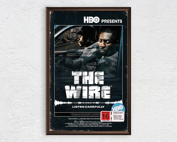The Wire TV Series VHS Inspired Poster | Etsy Australia