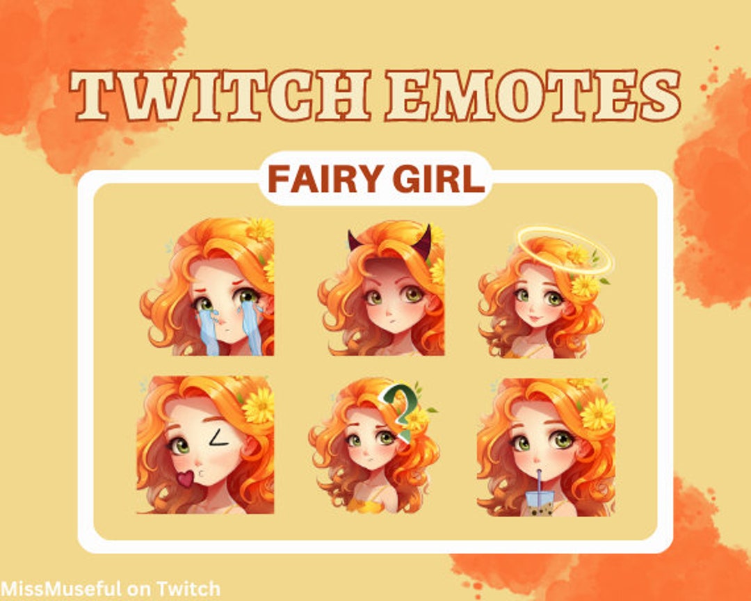 Twitch/discord Sun Fairy Emotes Emotes/twitch Streaming/streamers/sun ...