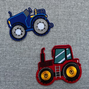Tractor Embroidery Self-adhesive and Iron-on Patch - Etsy