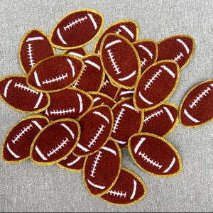 Football Chenille Iron-on Patch, Large and Premium Sports Ball Patch, 3 ...