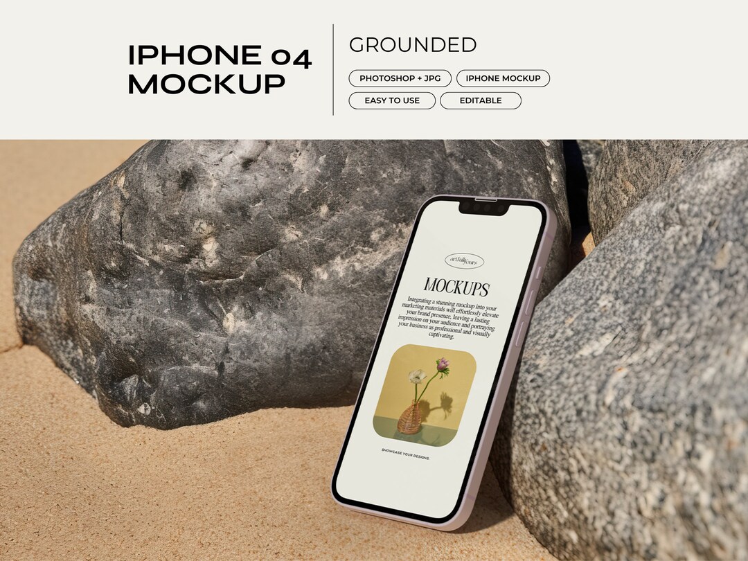 IPhone Mockup PSD | Website Mockup, Device Mockup, Digital Planner ...