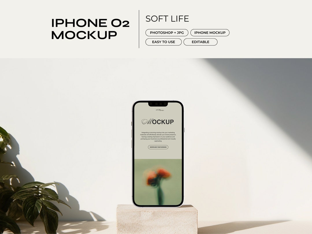 IPhone Mockup PSD | Website Mockup, Device Mockup, Digital Planner ...