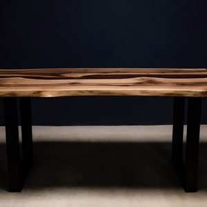 Customizable Wooden Table With Stunning Epoxy Resin Design - Unique ...