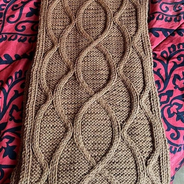 Knit Table Runner - Etsy