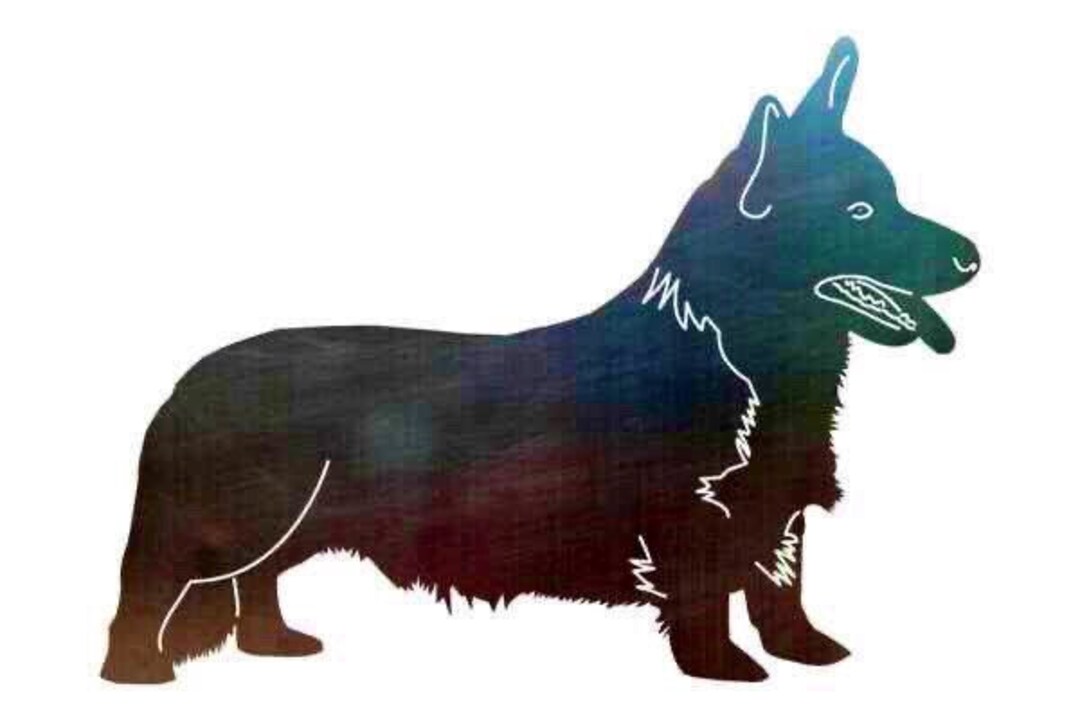 Corgi Rustic Yard Art - Etsy