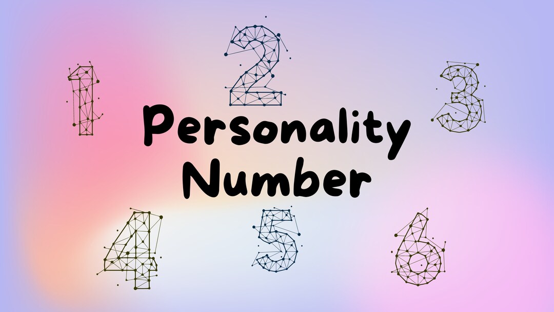 PERSONALITY NUMBER Numerology Reading - Etsy