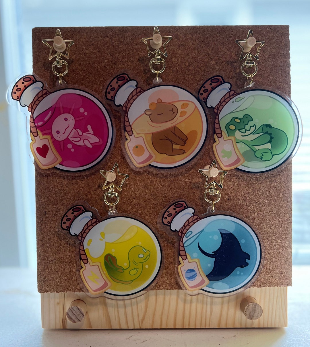 Animal Potion Keychain - Etsy
