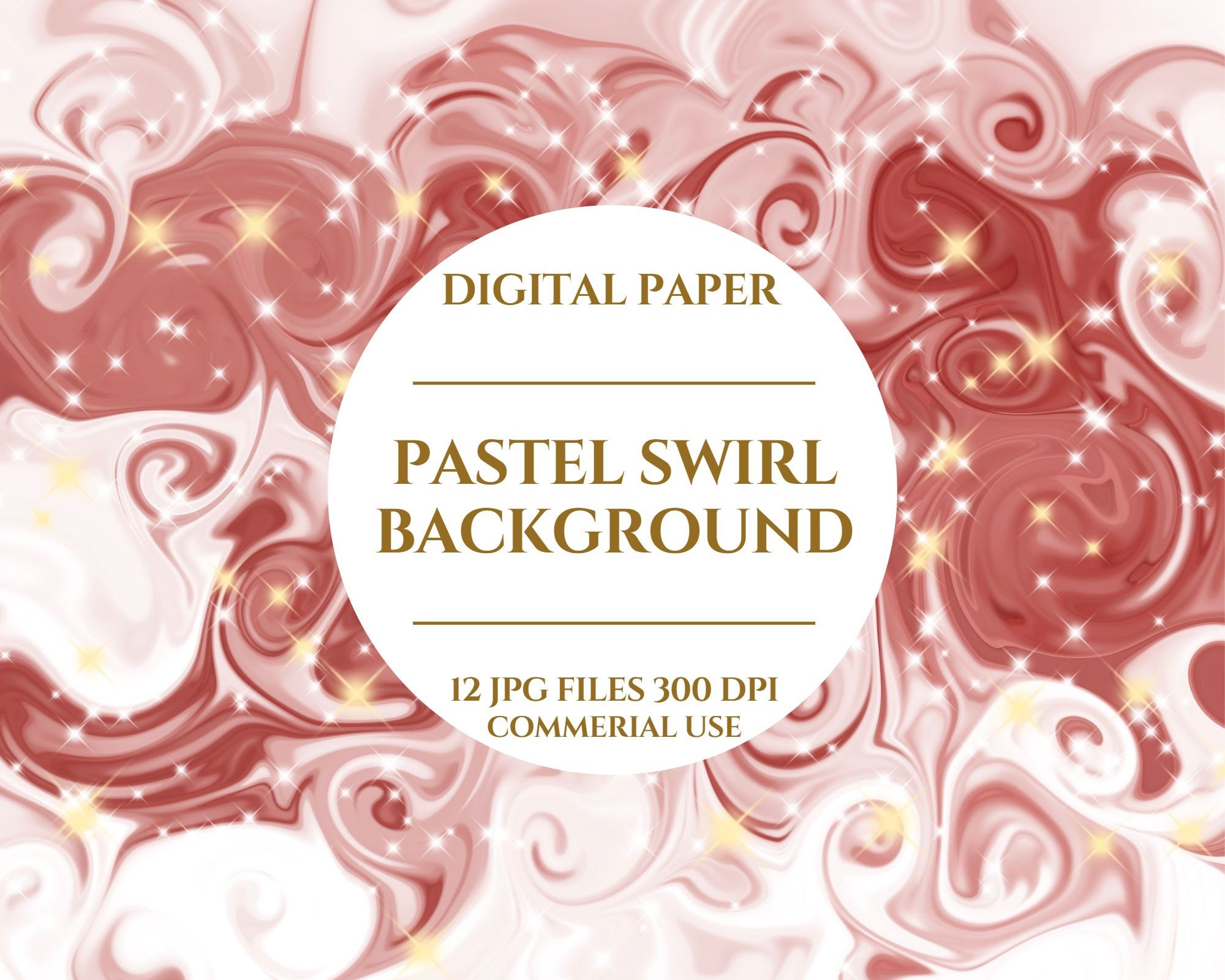 Pastel Swirl Background Digital Paper, Soft and Dreamy Background ...