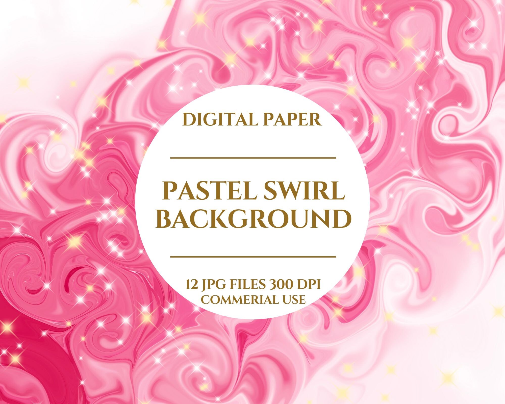 Pastel Swirl Background Digital Paper, Soft and Dreamy Background ...