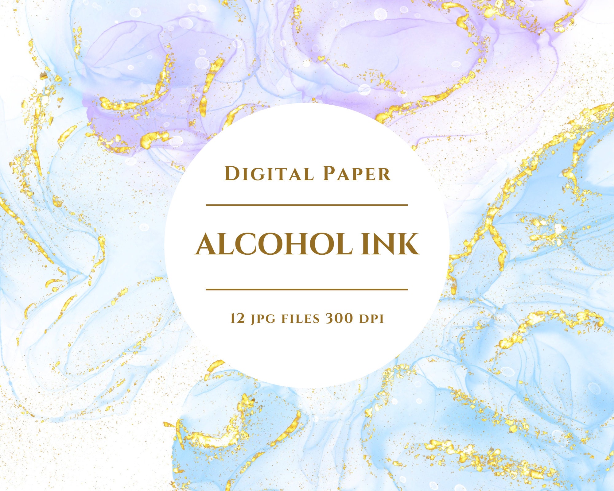 Alcohol Ink Digital Paper, Alcohol Ink Clipart , Watercolor Background ...