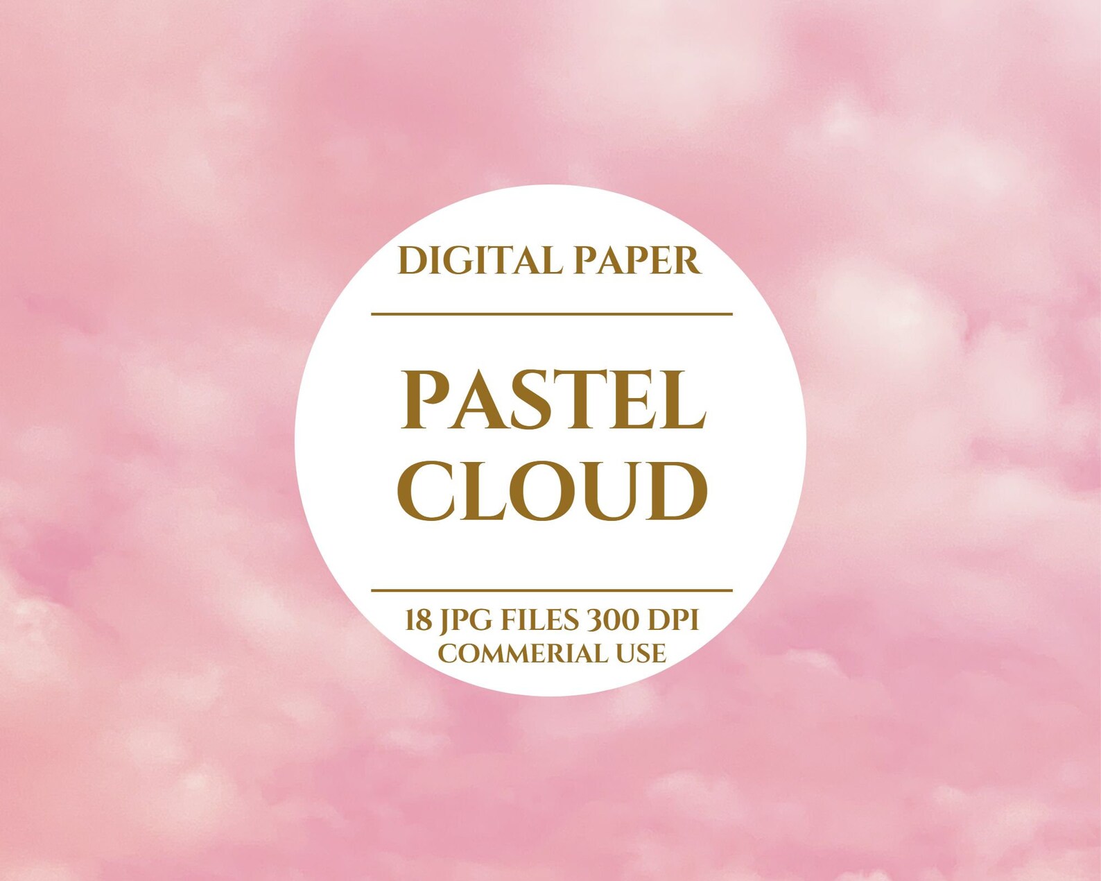 Pastel Cloud Digital Paper Dreamy Pastel Clouds Pastel - Etsy
