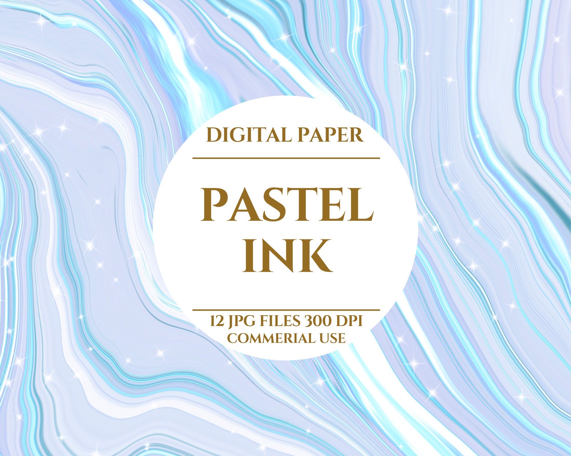 Pastel Ink Digital Paper, Pastel Pink and Purple, Pastel Decorations ...