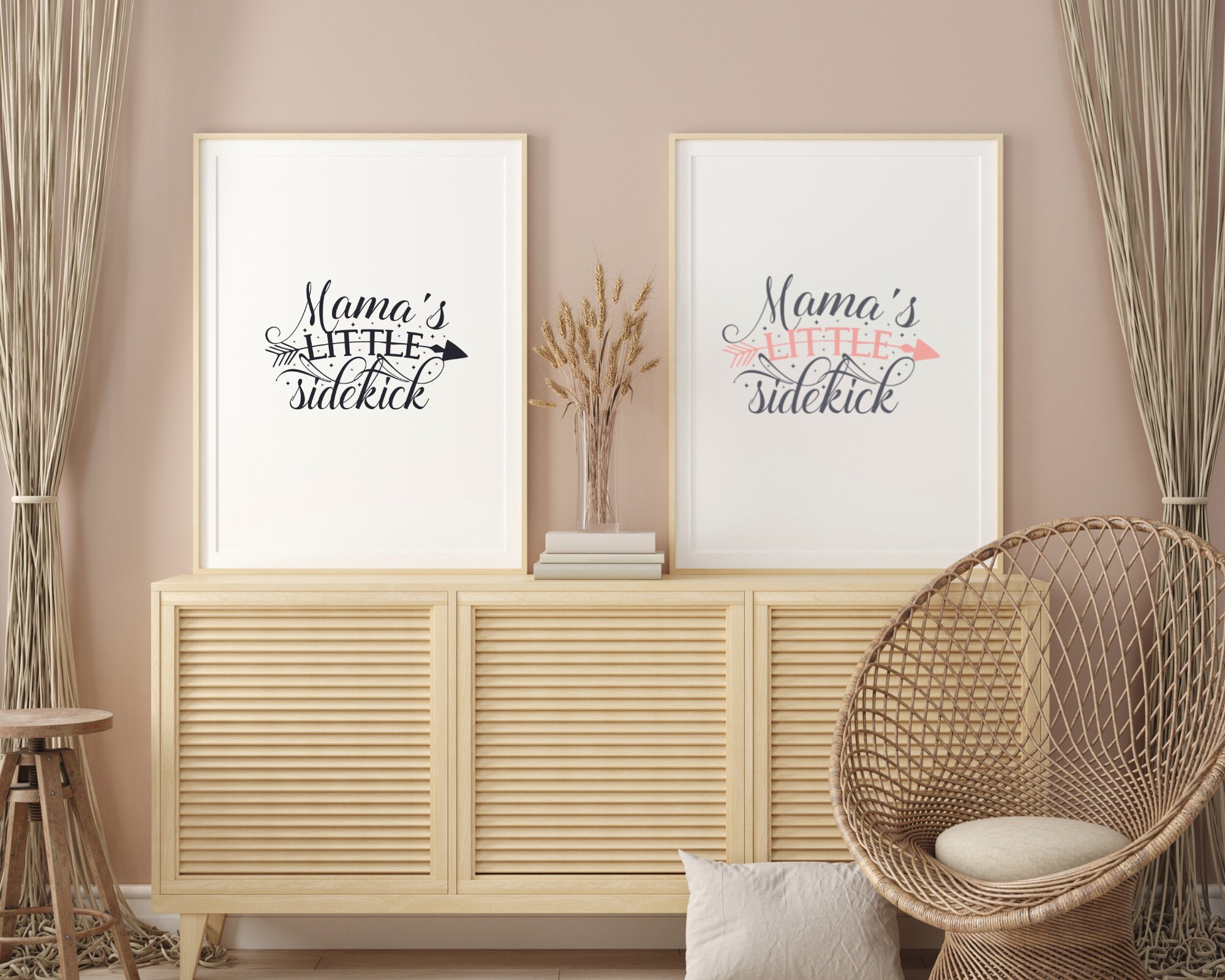 Mama's Little Sidekick, SVG Cut File, Printable Vector Clip Art ...