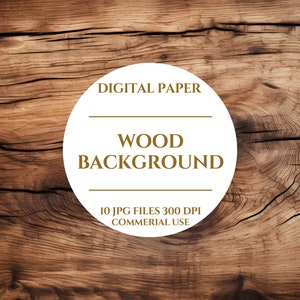 Wood Background Digital Paper, Rustic Wood Digital Paper Printable ...