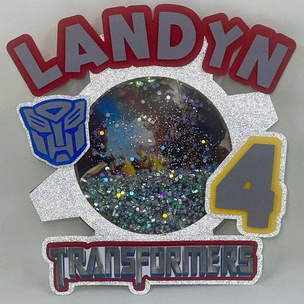 Transformers Transformer Birthday Cake Topper - Etsy