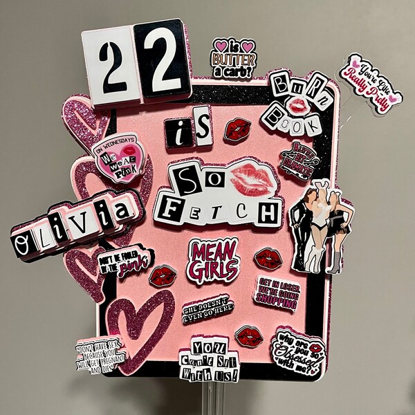 Mean Girls Cake Topper - Etsy