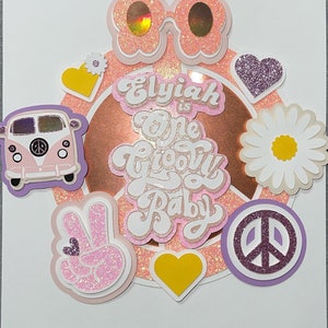 One Groovy Baby Cake Topper - Etsy