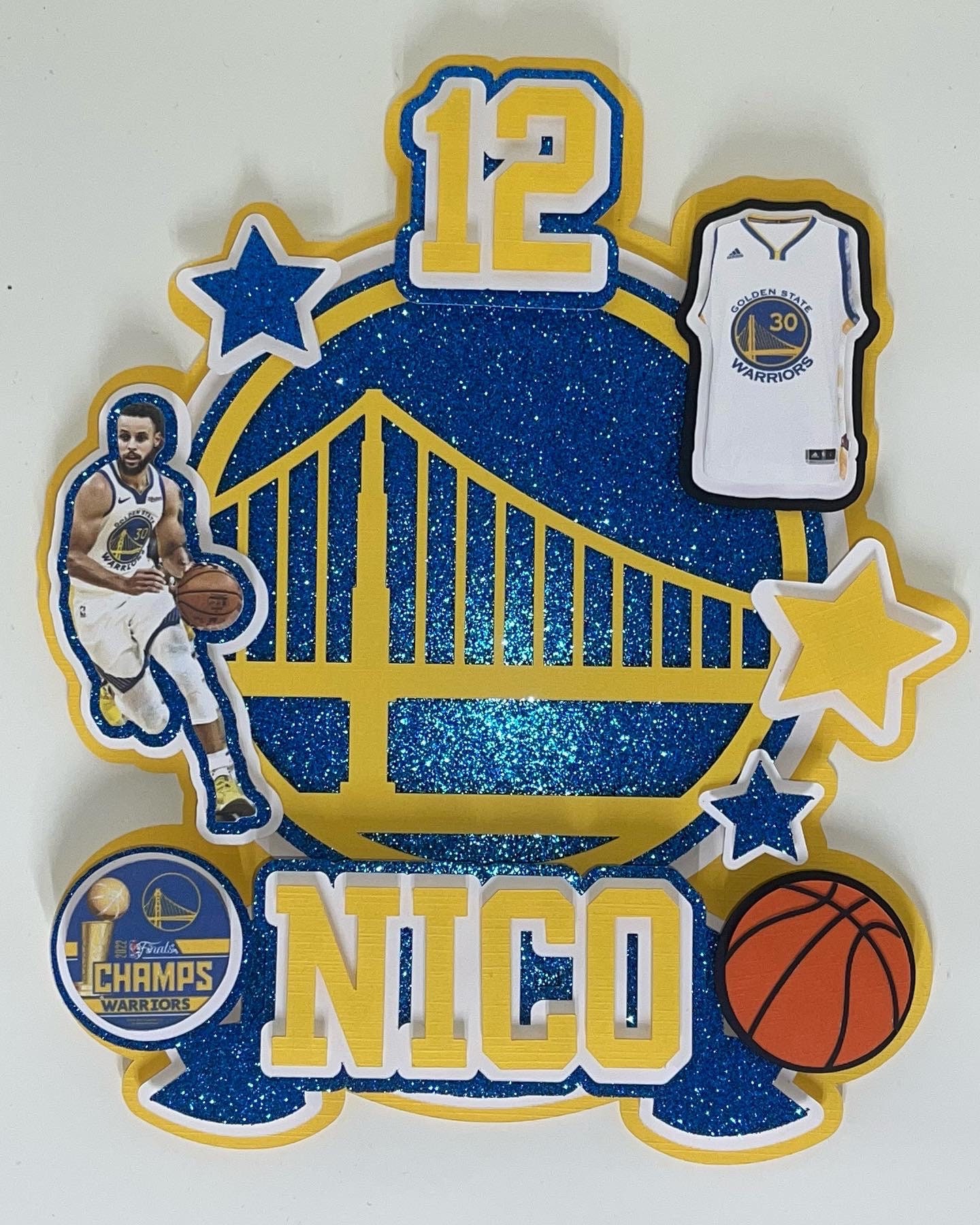 Basketball Cake Topper - Etsy