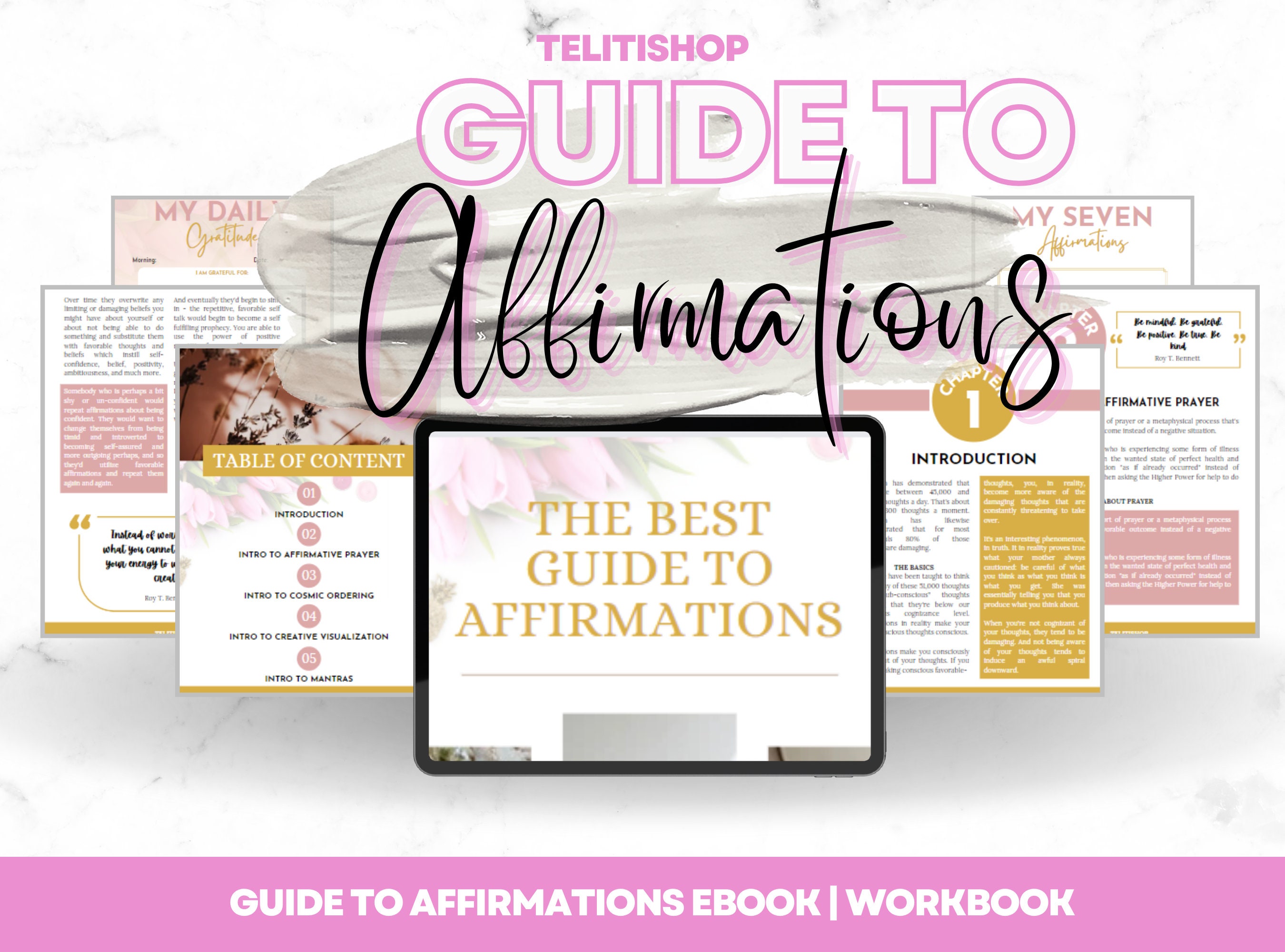 The Best Affirmations Guide Workbook Done for You Ebook Life Coach ...