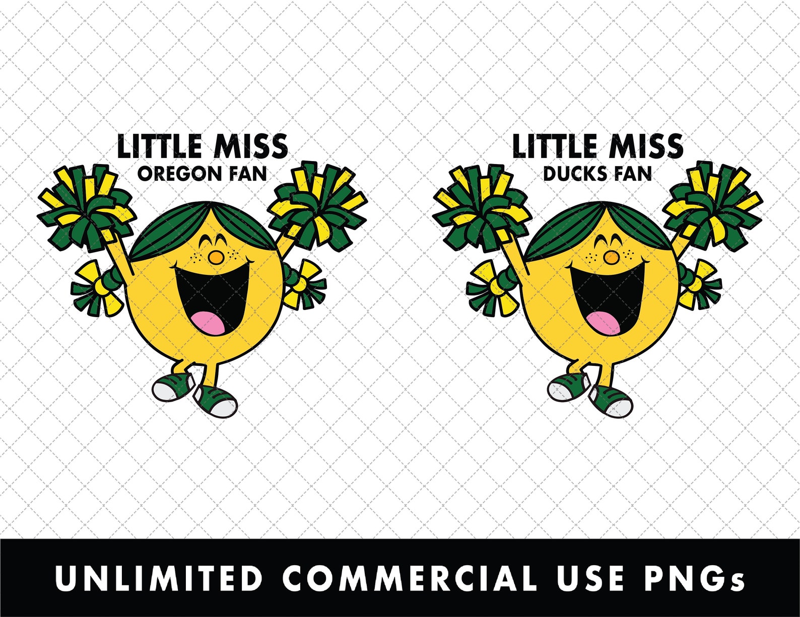 Little Miss Oregon Cheerleader Png, Little Miss Ducks Cheerleader Png ...