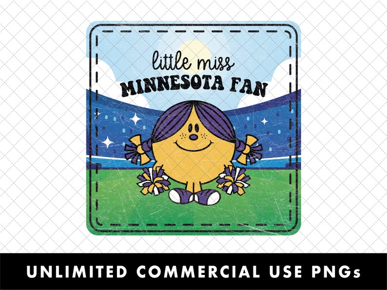Little Miss Cheerleader Png, Little Miss Minnesota Fan Png, Little Miss ...