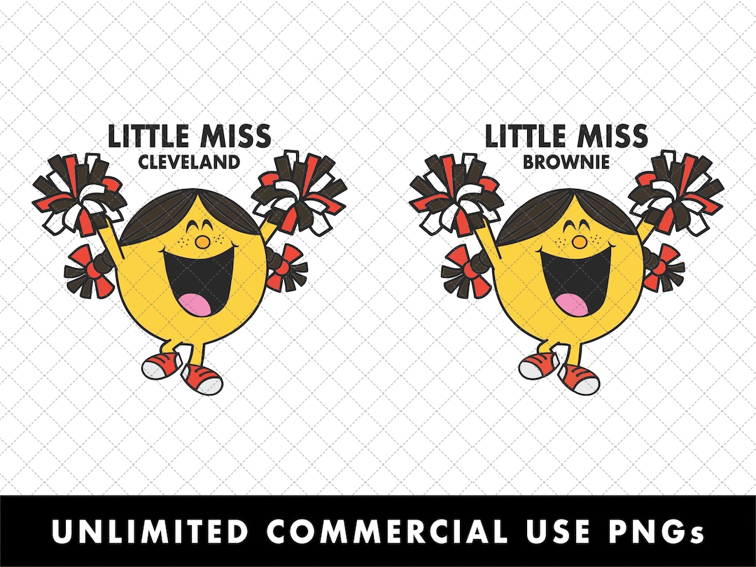 Little Miss Cheerleader Png, Little Miss Browns Fan Png, Little Miss ...
