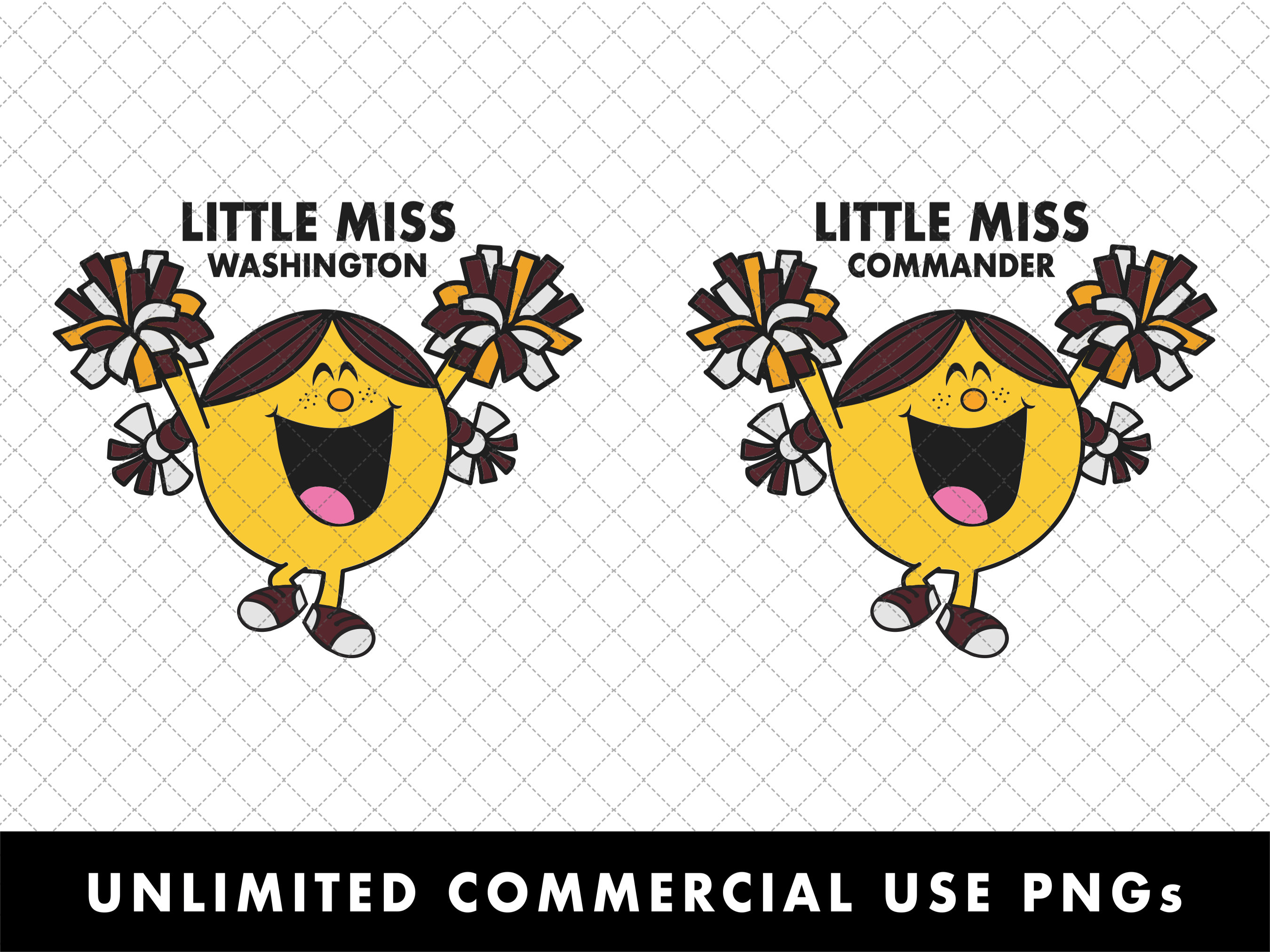 Little Miss Cheerleader Png, Little Miss Washington Fan Png, Little ...