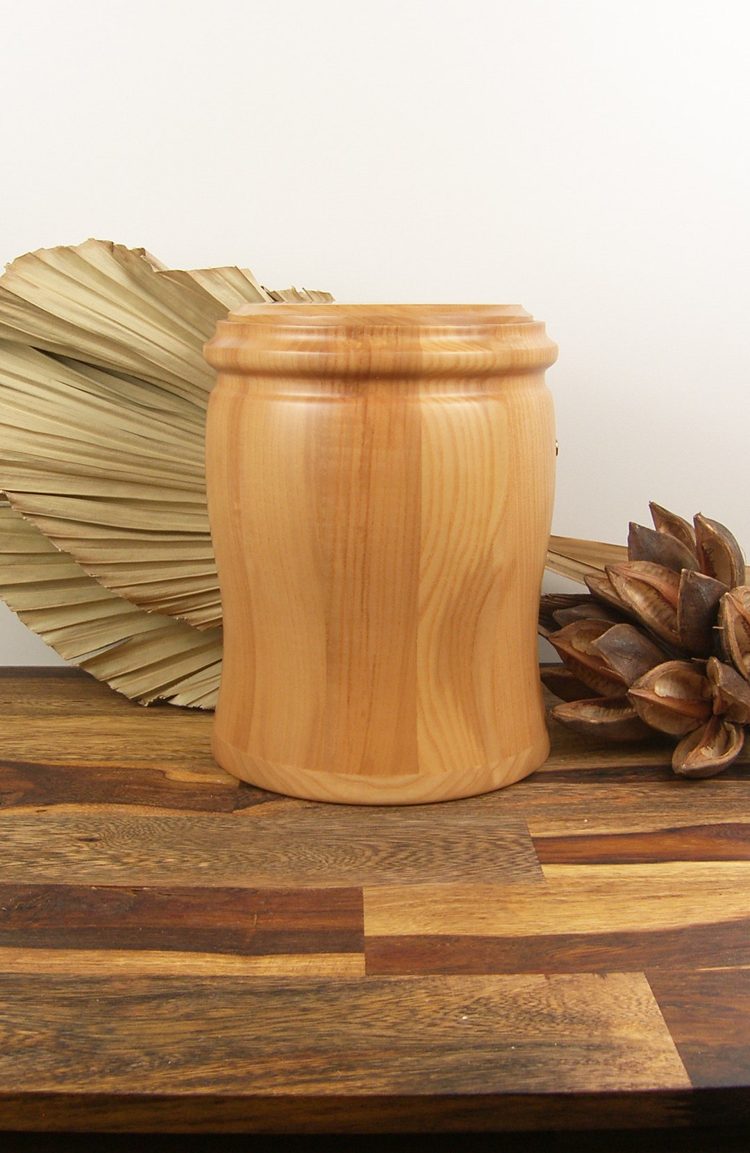 Biodegradable Ash Wood Urn for Human Ashes, Handcrafted - Etsy
