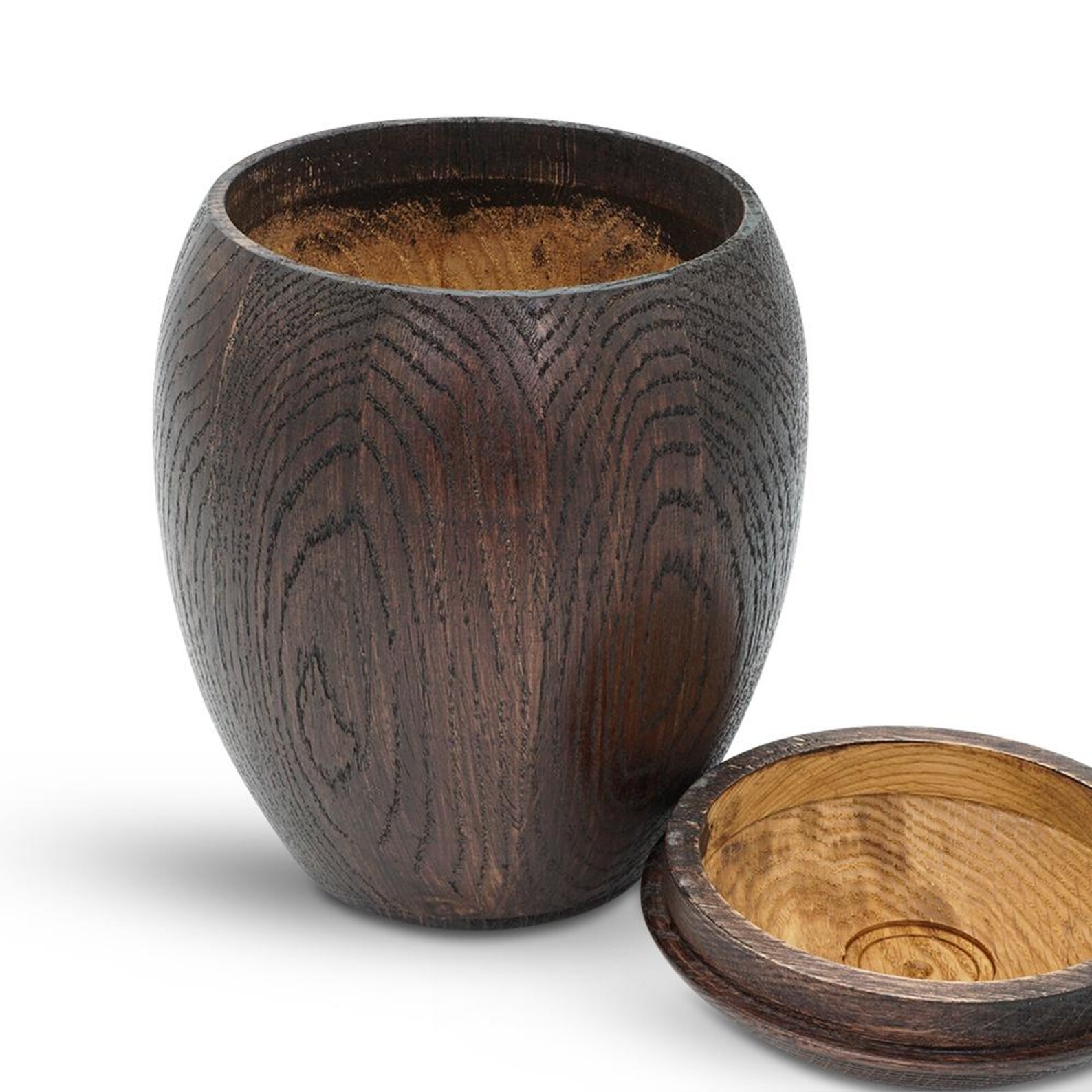 Wooden Urn Solid Oak Wood Urn Human Ashes Urn Cremation Urn Biodegradable Urn Memorial Urn Ash ...