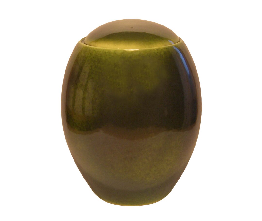 Ceramic Urn Olive-green Urn Long-living Urn Elegant Urn Handmade Urn ...