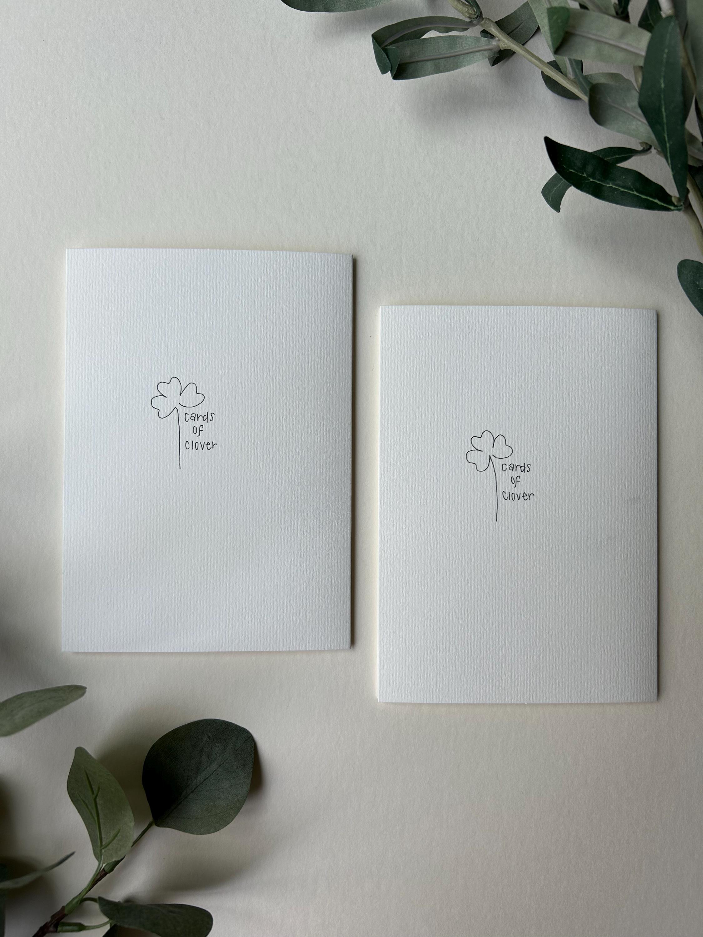 Lavender Painted Cards - Etsy