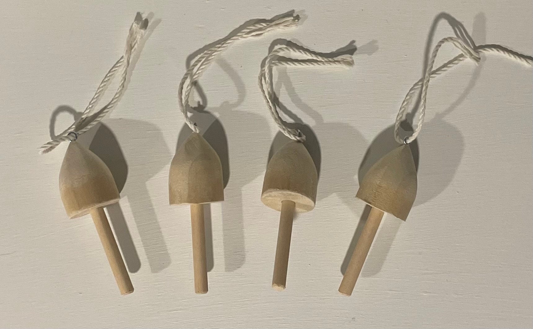 Buoy Ornaments - Unfinished DIY. 4 X Nautical Ocean Buoys, Craft, Gift ...