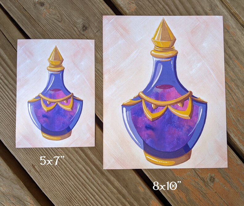 Zelda Monster Extract Print Breath of the Wild Botw Fine Art - Etsy