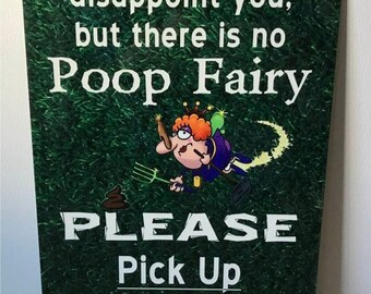 Poop Fairy Sign | Etsy
