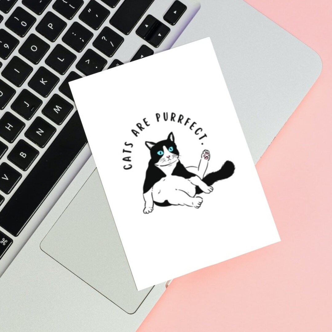 Printable Funny Cat Birthday Card, Birthday Card From Cat, Funny Kitty ...