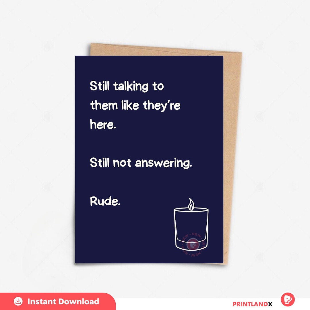 Sympathy Card, Grief Card, Memorial Card, Loss Card, Printable Card ...
