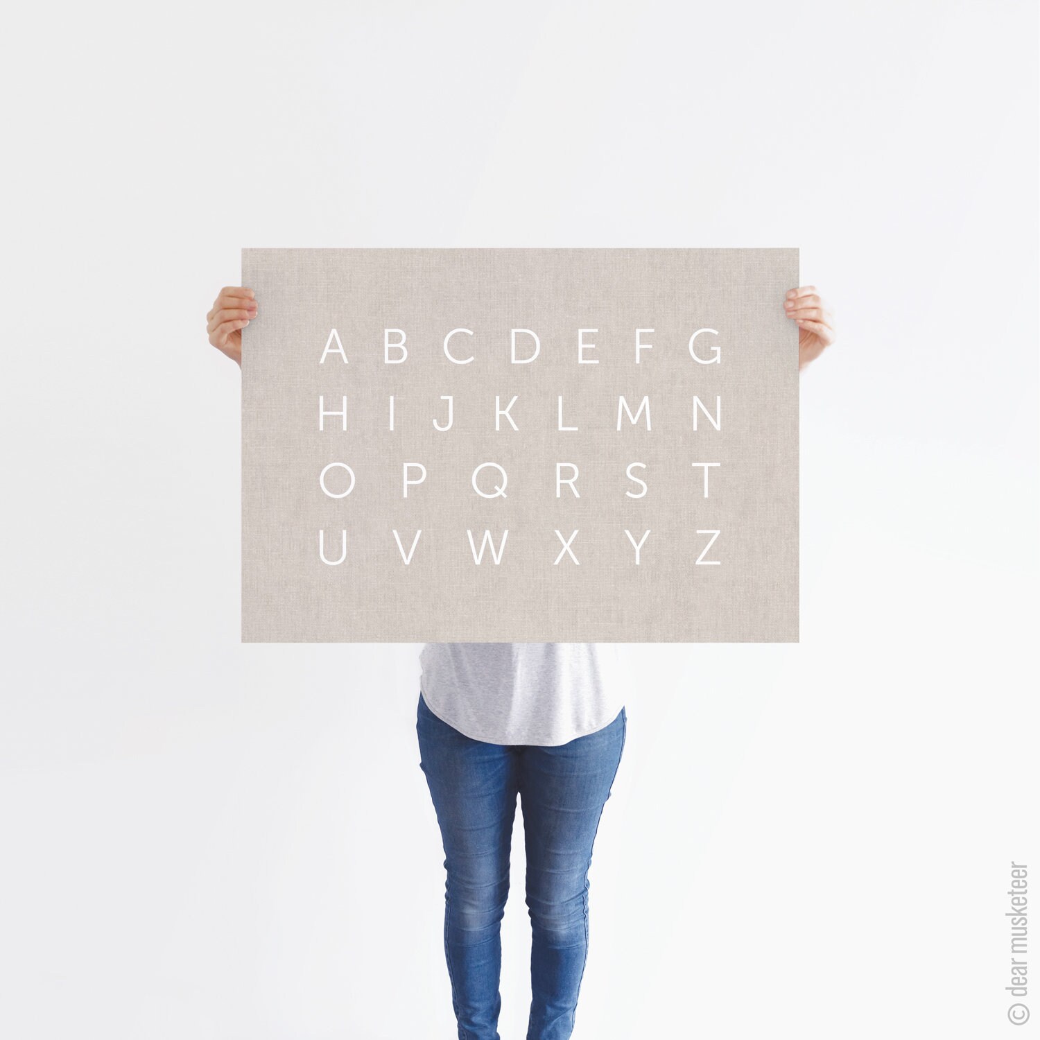 Scandi Alphabet and Numbers Art Print Pair ABC 123 Poster - Etsy