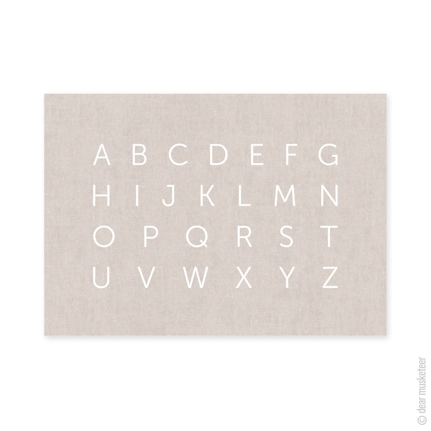 Scandi Alphabet and Numbers Art Print Pair ABC 123 Poster - Etsy