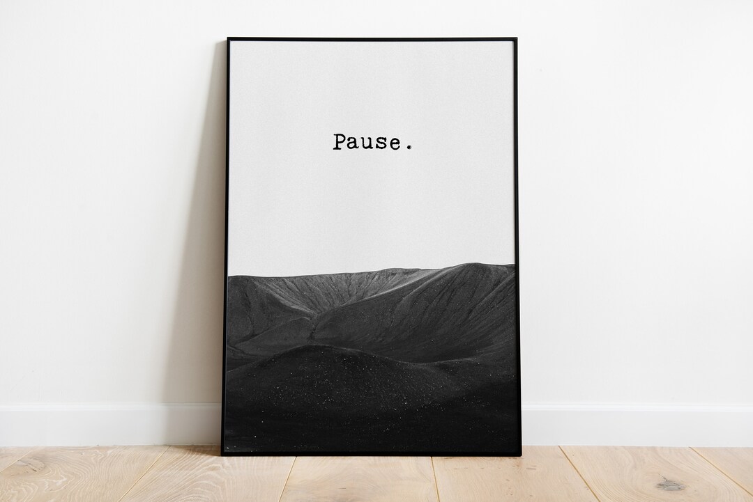 Break Posters Art Print DIN A4 and Many More Saying Adventure Landscape ...