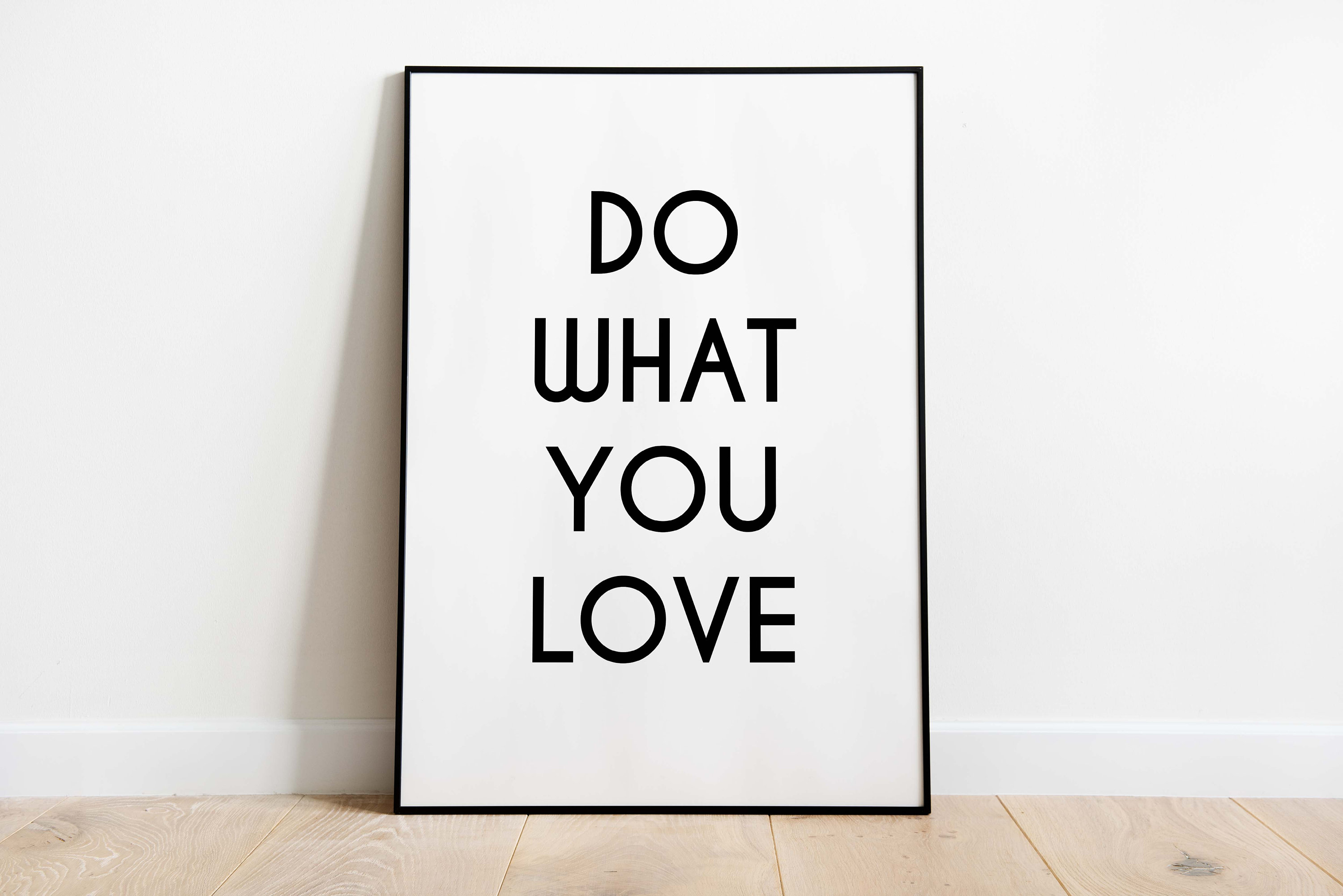 Poster: Do What You Love Motivation Poster Living Room, Kitchen or ...