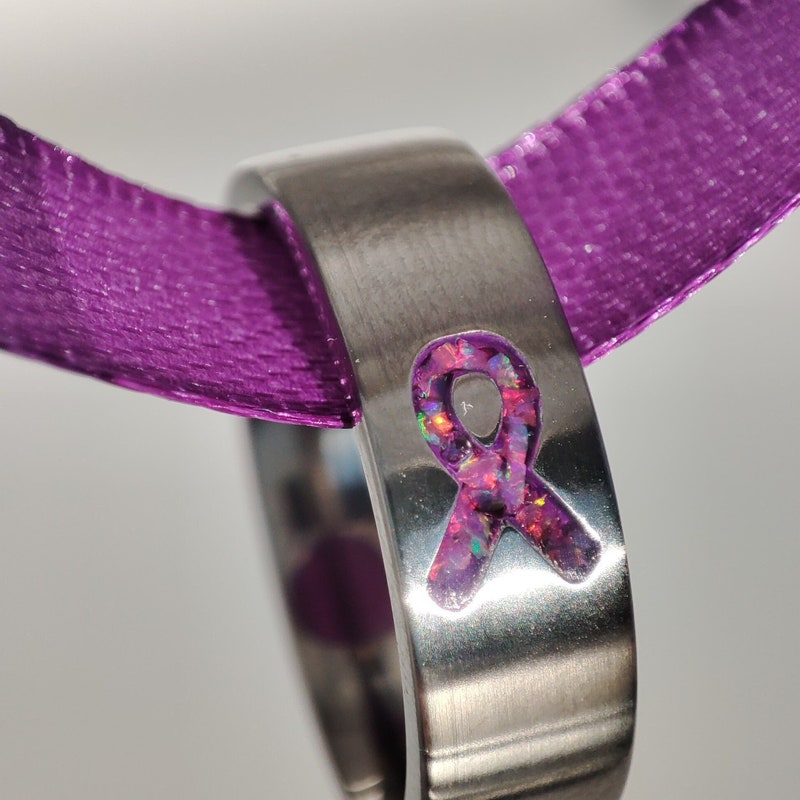 Purple Alzheimers Ring - Etsy