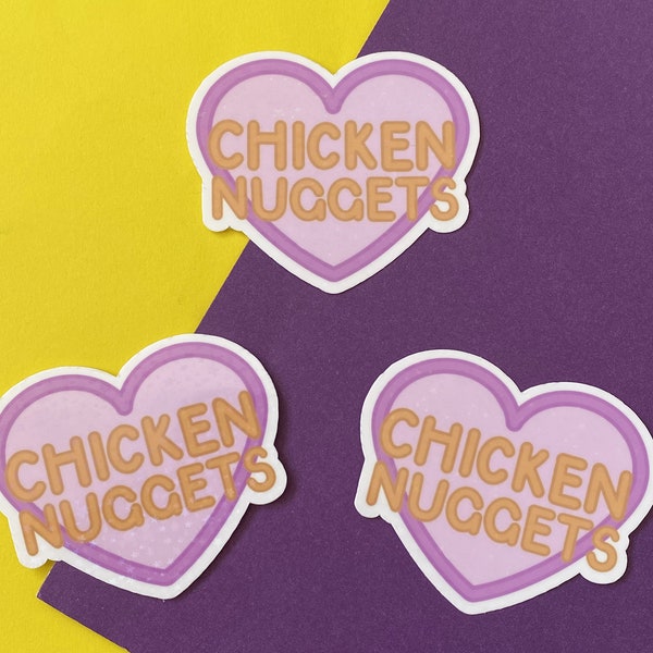 Chicken Nugget Bumper Sticker - Etsy