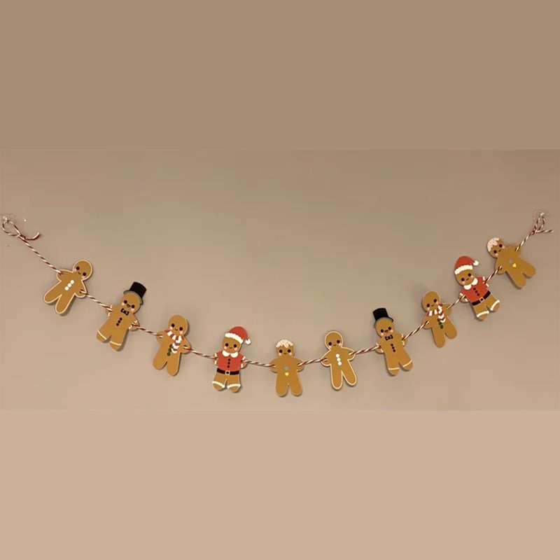 Gingerbread Garland - Etsy